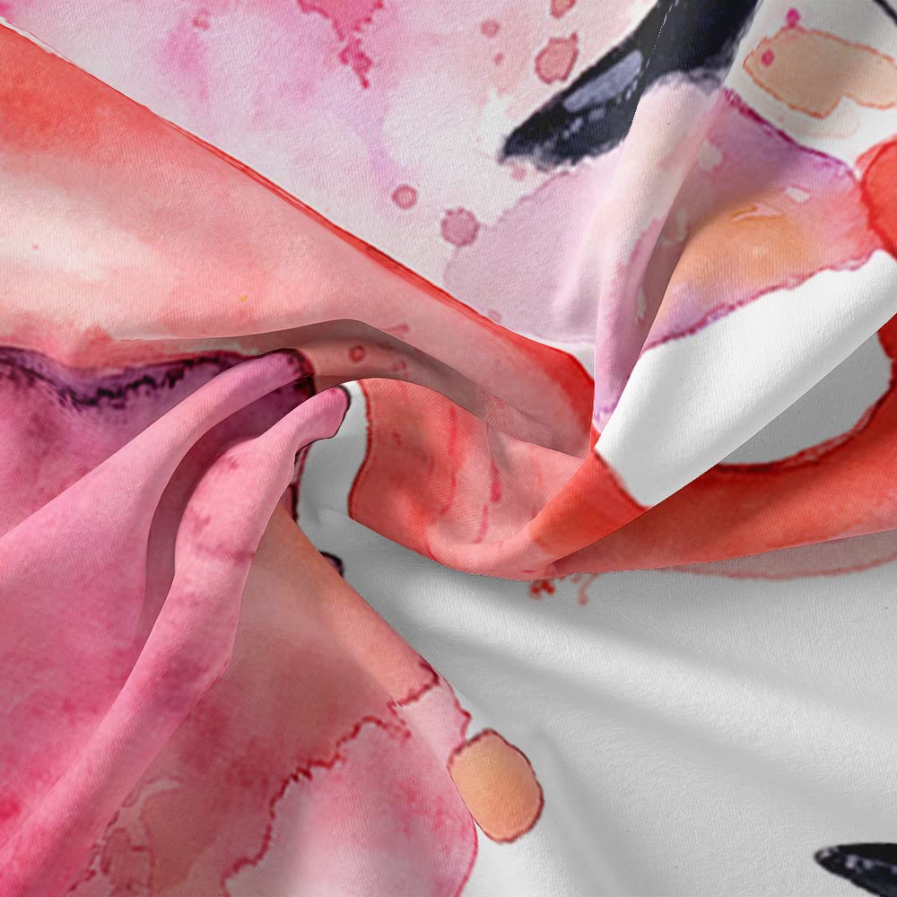 AILONEN Flamingo Duvet Cover Set King Size,Tropical Flamingo Pattern Bedding Set for Kids Boys Girls,Flamingo Pattern Comforter Cover Set,1 Quilt Cover 2 Pillowcases 3 Piece
