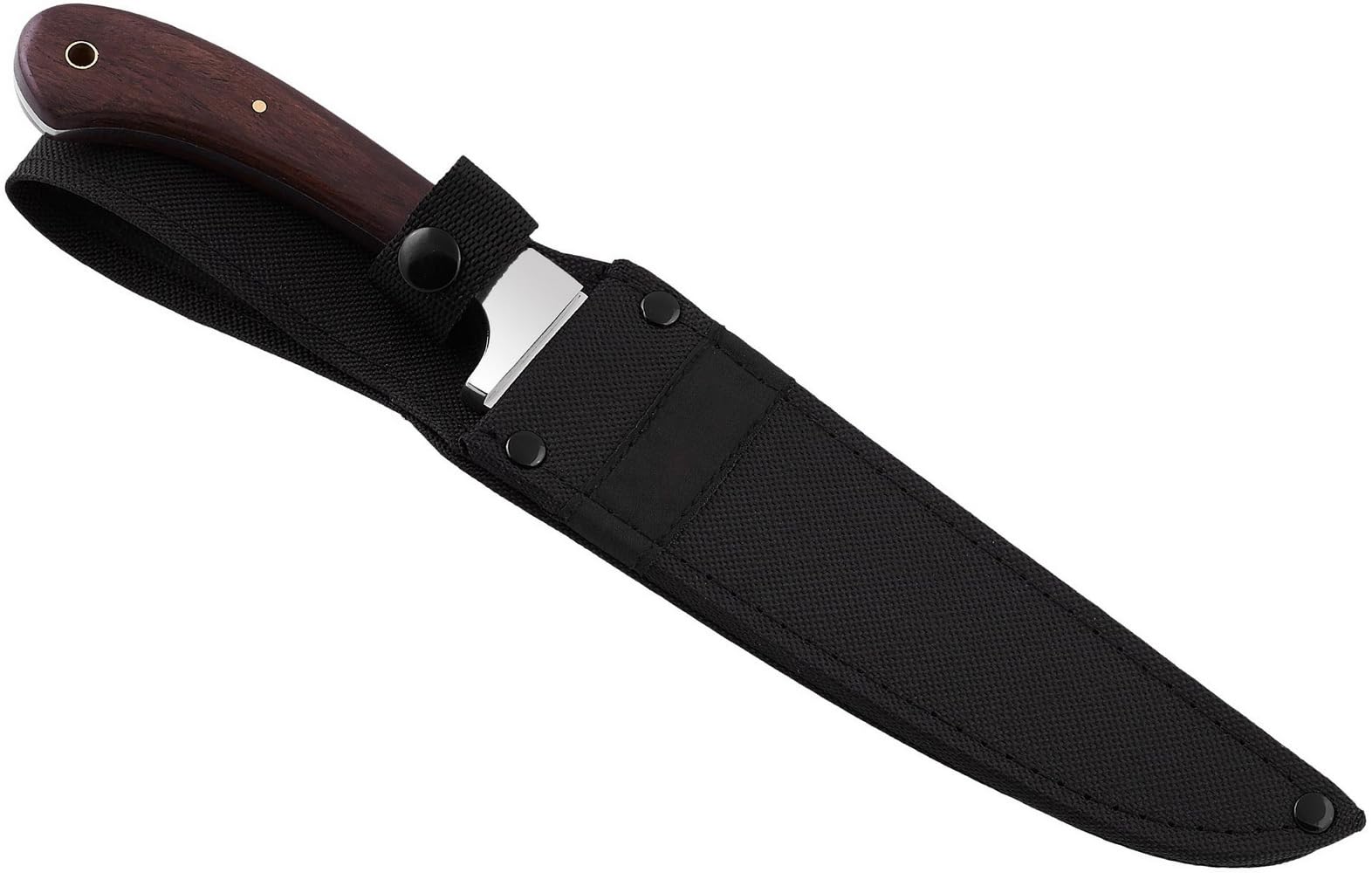 Best fixed knife with Wood Handle - Cool Knives for Indoor and Outdoor Cooking Carving Slicing Cutting - Chopping Meat Turkey Vegetables - Camping Hiking Survival 3286
