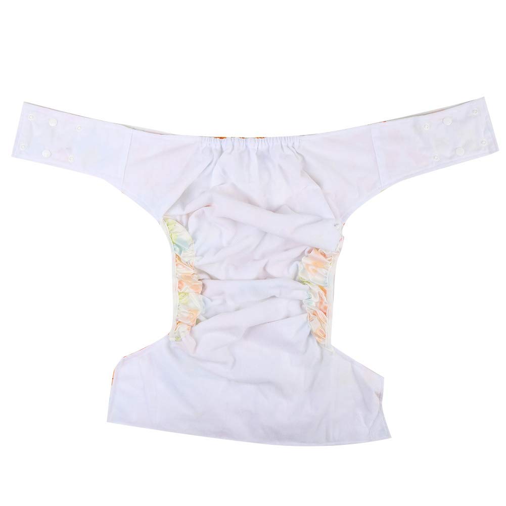 Anti-Leakage Adult Diapers, Adult Leakproof Underwear Washable Reusable Adjustable Breathable for Elderly(A51)