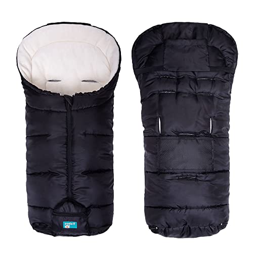 Yobee Weatherproof Toddler Footmuff, Universal Sleeping Bag for Stroller, Comfortable Warm,Temperature Adjustable,100% Safe Toddler Footmuff, Toddler Bunting Bag