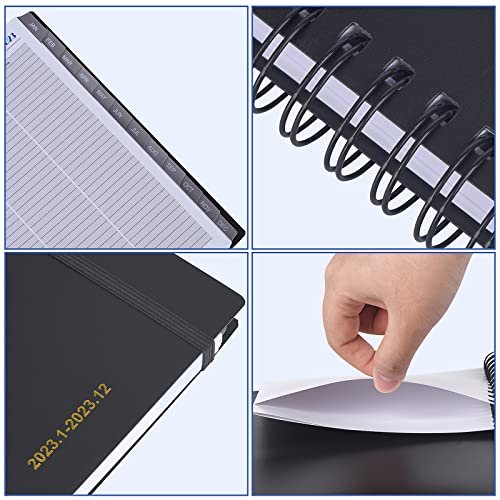 2024 Planner - Weekly Planner 2024 from January 2024 to December 2024, 5" x 8" Planner with Year Plan, Monthly Tabs, Monthly Expense & Notes, Inner Pocket, 100GSM Paper