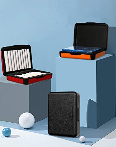 Storage Box for iq-os Heets and Accessories, PU Leather Case Traveling Cover Protective Pouch Bag (Black)