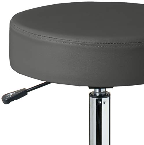 Boss Office Products Adjustable 16" Drafting Stool, Grey