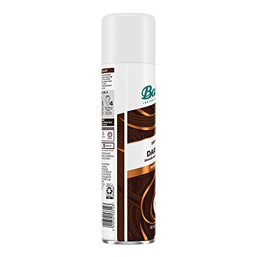 Batiste Dry Shampoo for Dark Hair, Refresh Hair and Absorb Oil Between Washes, Waterless Shampoo for Added Hair Texture and Body, 6.35 OZ Dry Shampoo Bottle