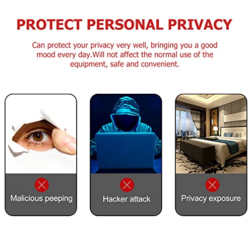 OSALADI Computer Camera 4PCS Webcam Cover Slide Camera Blocker Ultra- Thin Camera Covers Webcam Privacy Shutter Protects for Laptop Cell Phone Tablet PC Notebook Accessory Black Red Pc Camera
