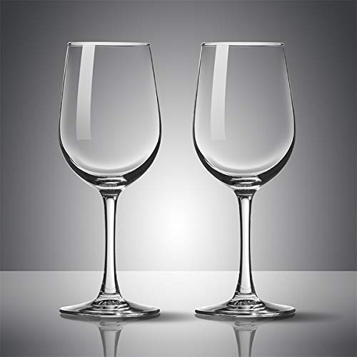 PARACITY Wine Glasses, christmas gift, Crystal Clear Glass, Long Stem Wine Glass for Red and White Wine - 10 OZ (Set of 2), Mother's Day Gift