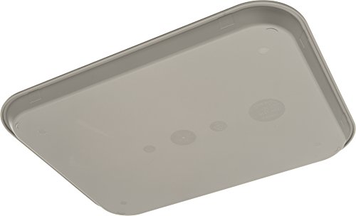 Carlisle FoodService Products Cafe Plastic Fast Food Tray, 14" x 18", Gray, (Pack of 12)