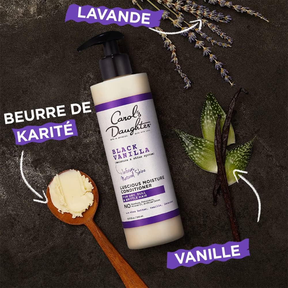 Carol's Daughter Black Vanilla Moisture & Shine Hydrating Conditioner, 12 Fl Oz