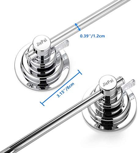 JiePai Suction Cup Towel Bar 16 Inch,Removable Vacuum Suction Towel Holder Suction Towel Rack for Bathroom Kitchen…