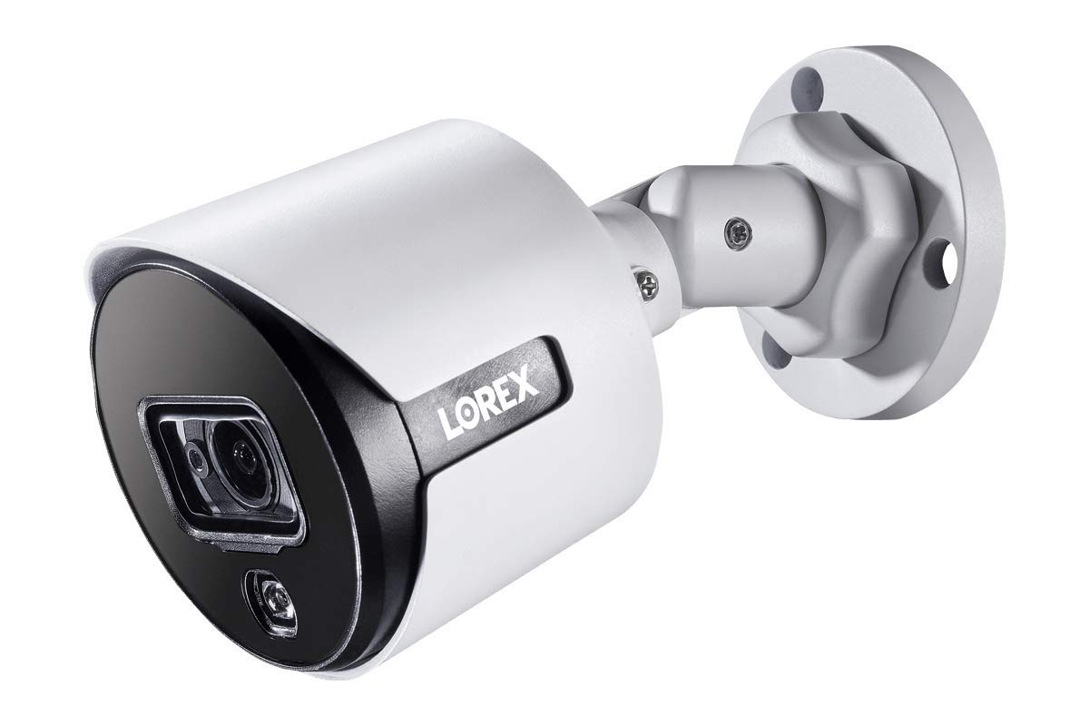 Lorex 4K Security Camera System, Ultra HD Indoor/Outdoor Wired Bullet Cameras with Smart Motion Detection Surveillance, Active Deterrence and Smart Home Compatibility, 2TB 16-Channel DVR, 10 Cameras
