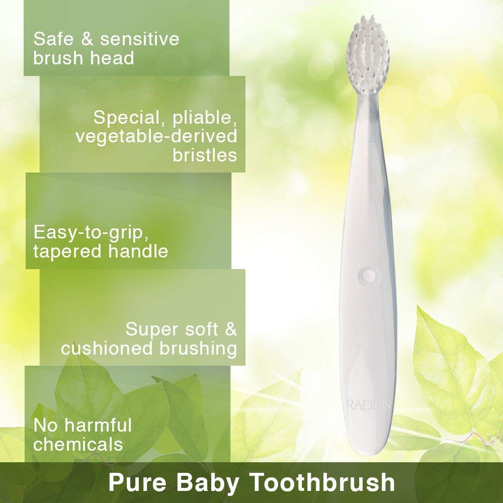 Radius Ultra Sensitive Pure Brush Baby Toothbrush, 1 EA