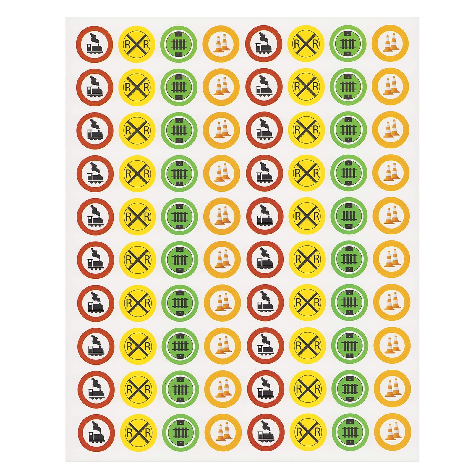 BLUE PANDA 50 Sheets Railroad Potty Training Chart for Toddlers Boys & Girls with 800 Train Stickers (10.3x8.3 in) - Potty Sticker Chart
