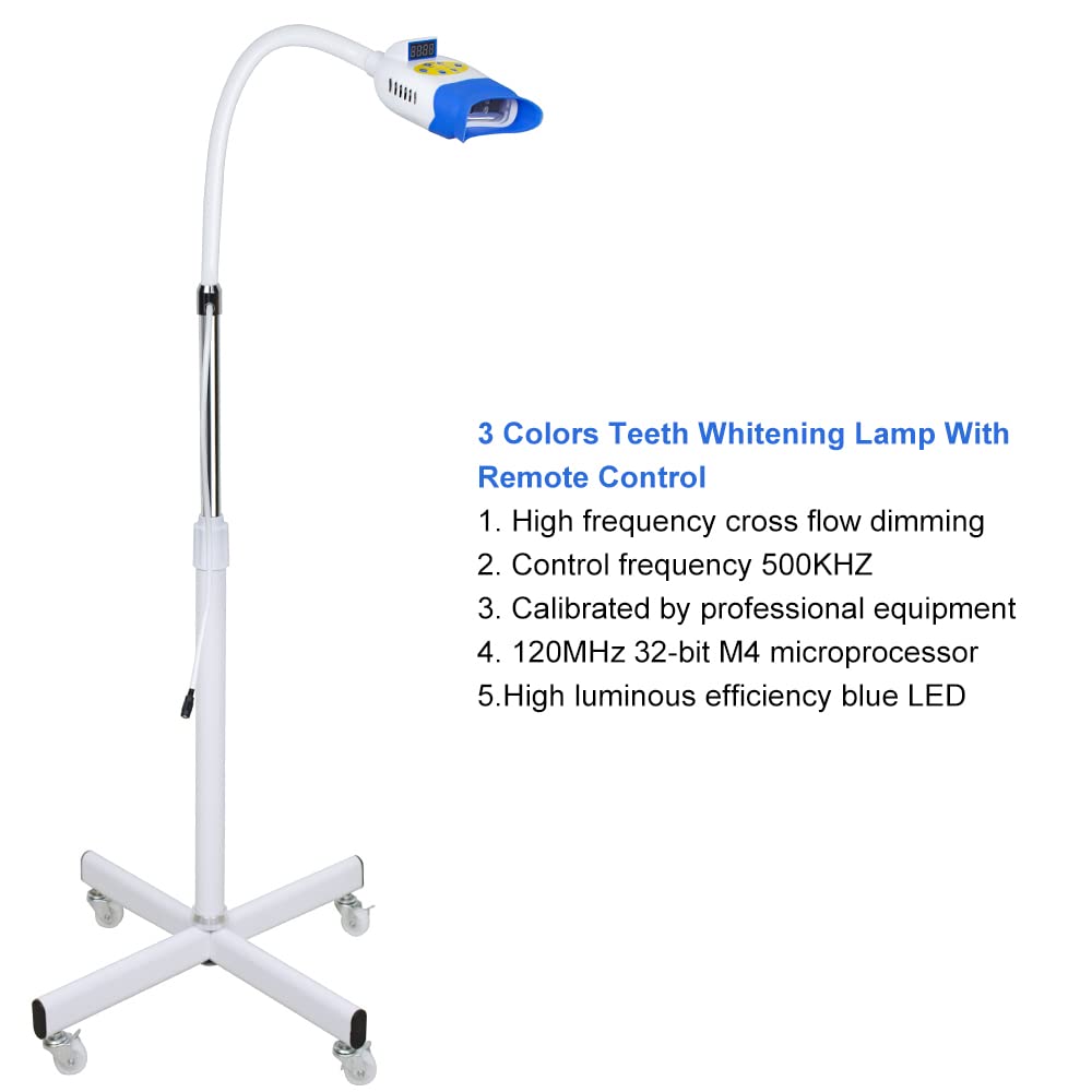 Pevor Dental Teeth Whitening Light Teeth Whitening Machine LED Light 2 Color Teeth Whitener Bleaching 10 LED Light Lamp LED Teeth Whitening LED Accelerator Light