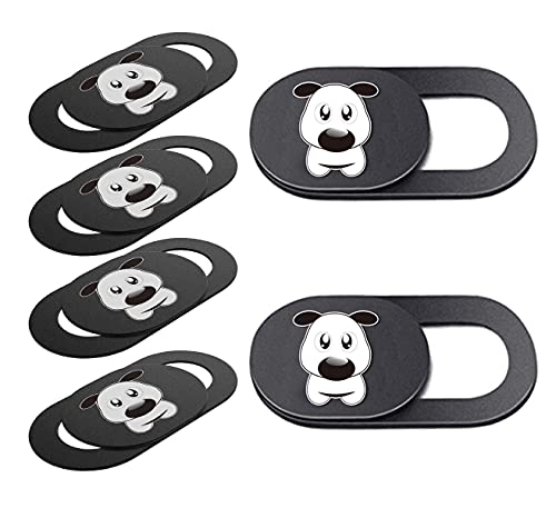 Haulonda Webcam Cover Slider,Ultra Thin Cute Dog Web Camera Lens Shutter-Protect Against Surveillance for Laptop/iPhone/iPad/Smartphone(6Pack)