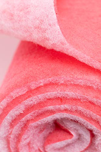Pinky Filters Pond & Aquarium Filter Media Pads for Saltwater and Freshwater | Premium Authentic Pinky Filter Floss for Fish Tanks and Ponds (12" x 48" - 4 Feet Total)
