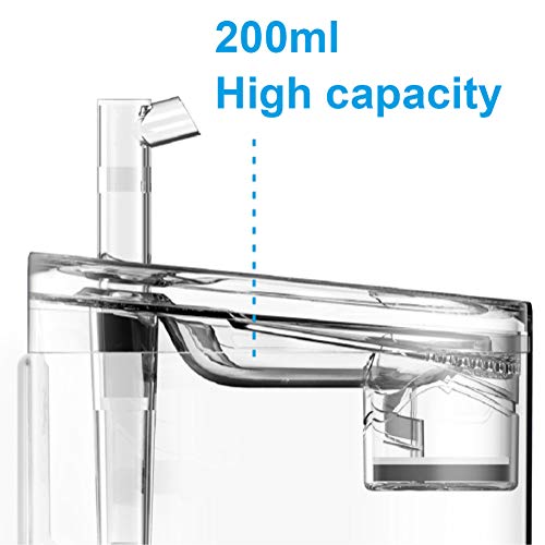 NPET Cat Water Fountain WF050TP 1.5L Automatic Pet Drinking Fountain with Replacement Faucet Kit