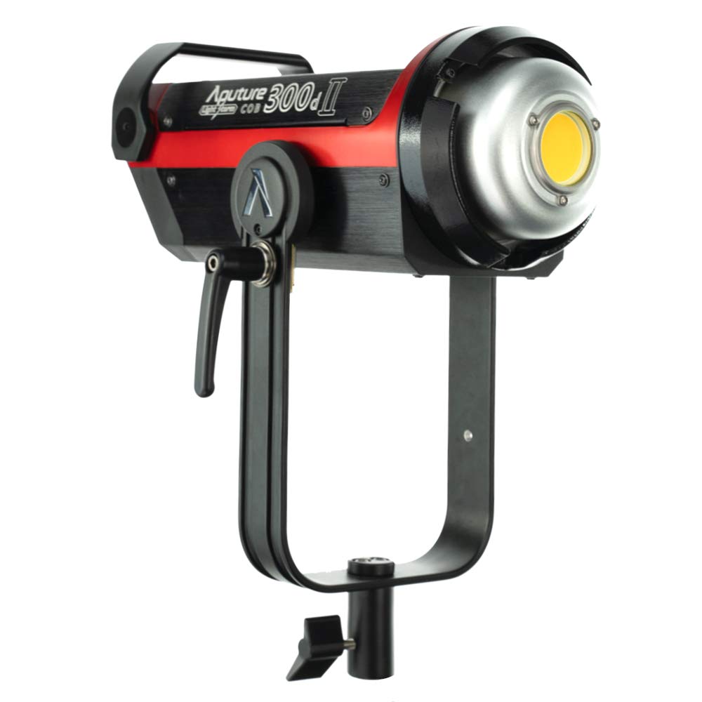 Aputure 300D Mark II C300d II Led Video Light V Mount CRI97+ TLCI97+ 55000lux@0.5M 5500k Sidus Link App Control 8 Lighting Effects Wireless Remote Control with Carrying Bag and Ginisfoto Cloth