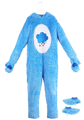 Adult Care Bears Classic Grumpy Bear Costume Grumpy Bear Onesie Suit for Men and Women Medium