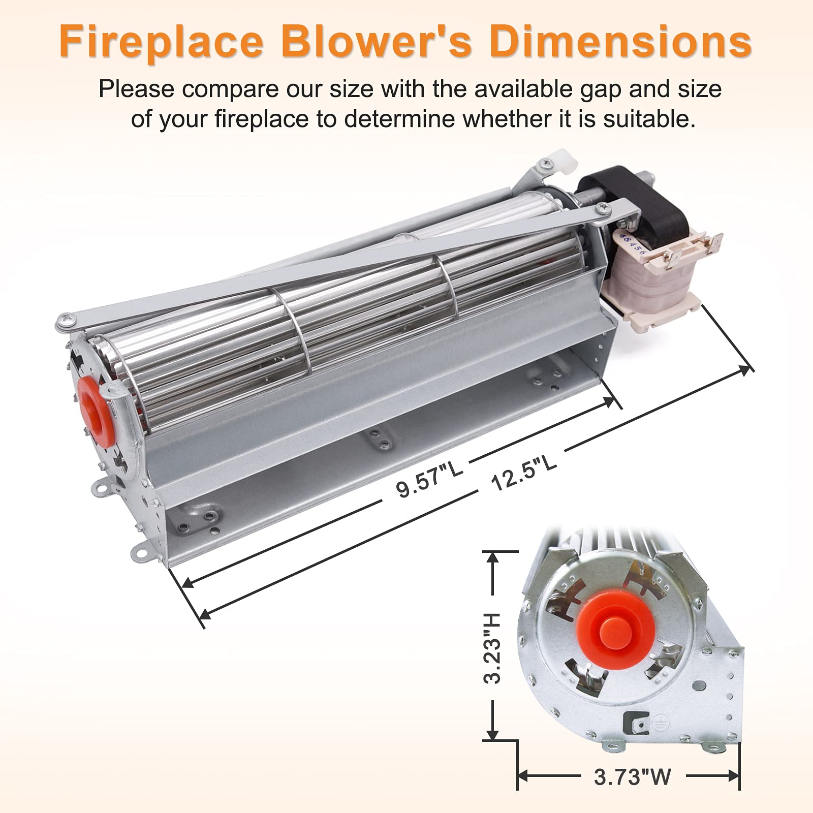 Adviace Replacement Fireplace Blower Fan Kit for Regency Gas Stove, Regency Gas Insert, Regency Propane Gas Fireplace, Aftermarket 910-331/P Blower Fan Kit for Regency Gas Fireplaces