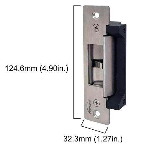 Zemgo FPC-8419 Smart Mobile WiFi Controller for Access Control with Android + Apple App, Web Browser + Smartphone Remote Viewing, 770lbs Electric Door Strike Fail Safe Fail Secure + Power Supply
