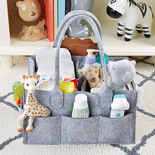 Baby Aspen Lion Diaper Caddy Changing Table Organizer, Orange, One Size