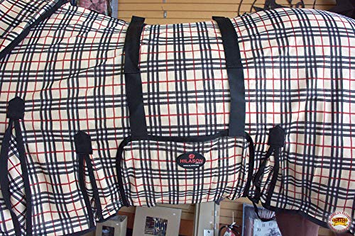 HILASON 75 Inches Horse Fly Sheet Ultra Violet Rays Protect Mesh Bug Mosquito Summer Spring | Fly Sheet | Horse Turnout Sheet | Fly Sheet for Horses | Bug and Mosquito Protection | Fly Sheet for Horse