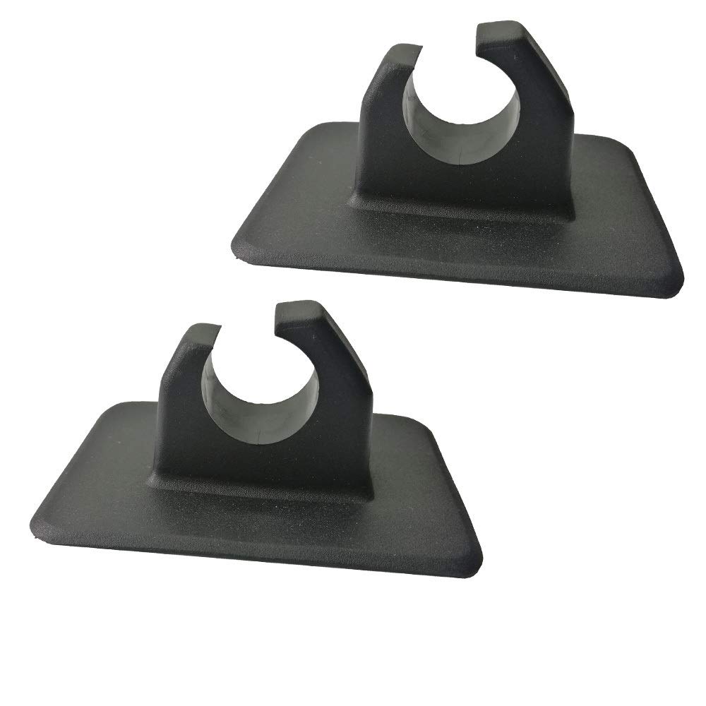 2pcs Inflatable Boat Paddle Clips Oar Rowing Pole Paddle Clips Holder Mount Patch for Rowing Boat Dinghy Kayaks Accessories (Color : Gray)