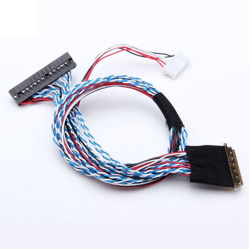 1PC 40 Pin 1 Channel 6 Bit LED LCD LVDS Screen Cable for Display