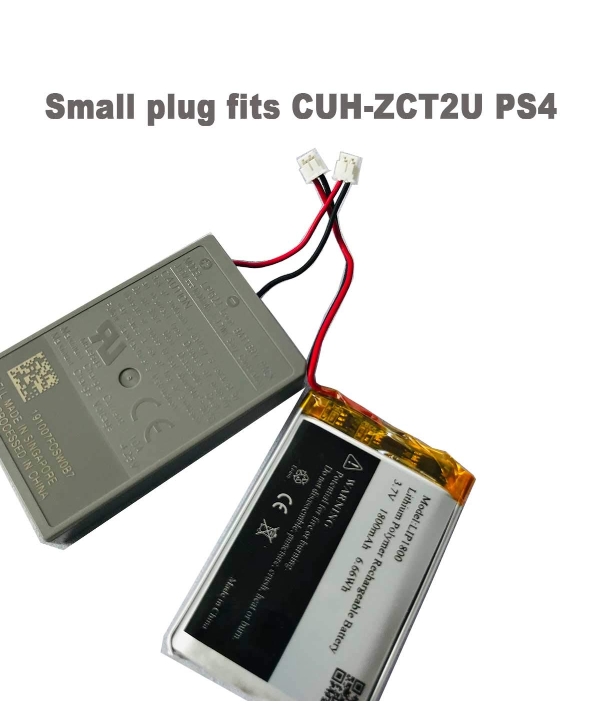 ACCTN XinlanTech 1800mAh Replacement Battery for Sony PS4 Pro Slim Cuh-zct2u Cuh-zct2e Gaming Controller and Playstation 5 Pulse 3D Headset Battery Replacement