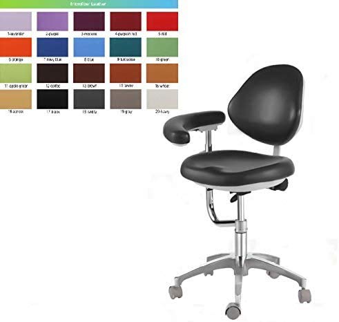 Assistant's Stool - Premium Dental Assistant's Stool, Black