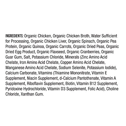 Castor & Pollux Organix Tiny Feasts Organic Chicken, Quinoa & Carrot Stew Dog Food Trays, 3.5 Ounce (Pack of 12)