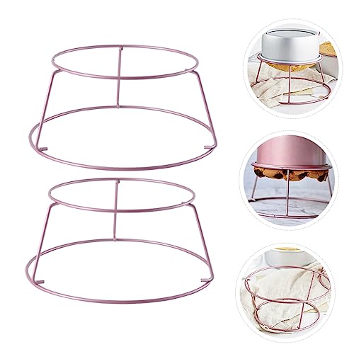 4 Pcs bread cooling rack round crackers baking trays for oven non stick cookware bakery cooling rack Cooling Racks for Baking oven grill rack Stainless Steel Cooling Bracket cooler Abaodam