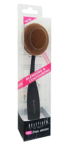 Beautia Oval Makeup Brush 2X Large Size Fast Flawless Application Liquid Cream Powder Foundation
