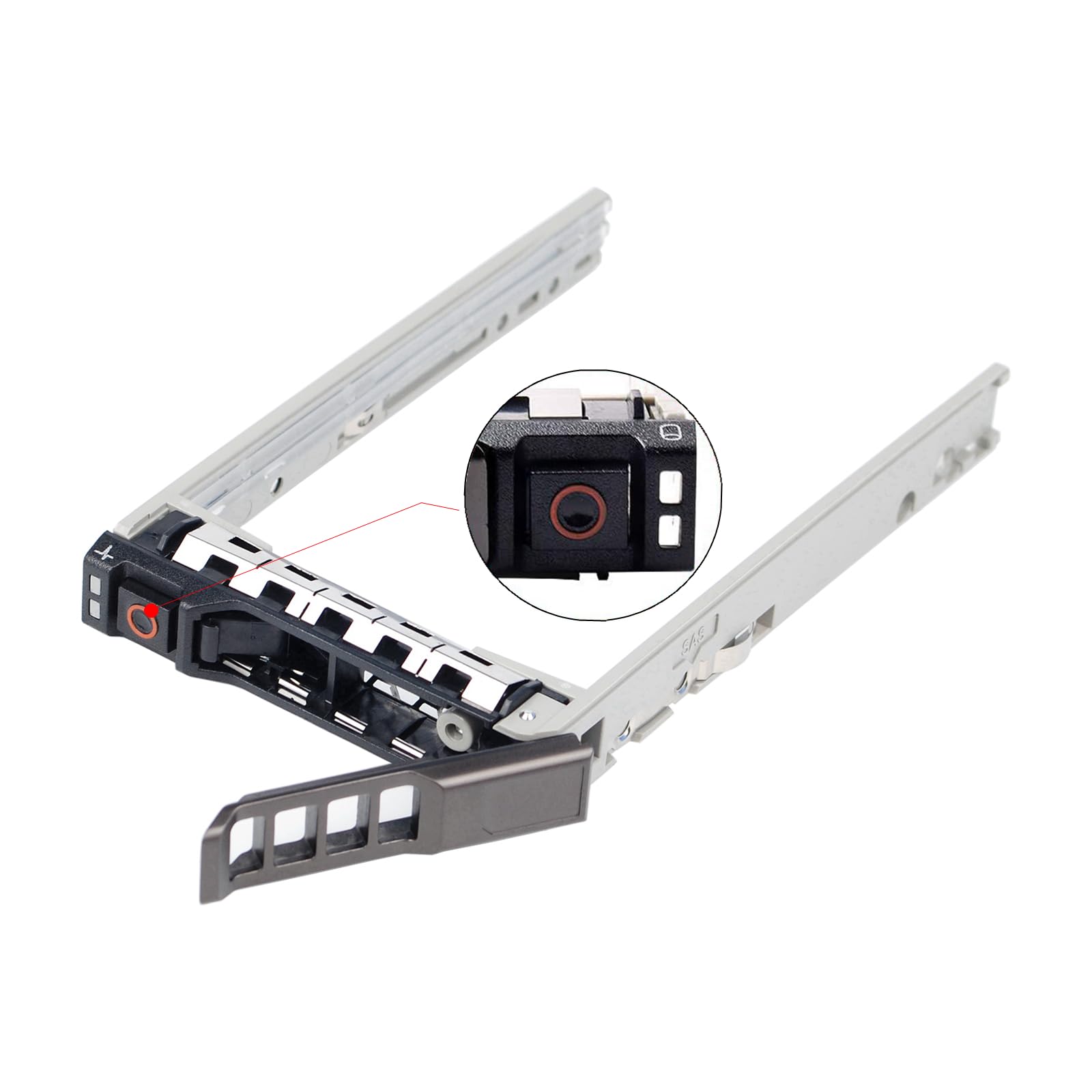 Hard Drive Bracket 2.5" SSD Mount G176J HDD Caddy SAS SATA Hard Drive Caddy Compatible with Dell PowerEdge R610 R620 R710 T710 R720 R815 R820, 4 Pack