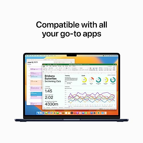 Apple 2023 15" MacBook Air M2, 16GB RAM, 512GB Storage - Midnight (Z18T000PP)