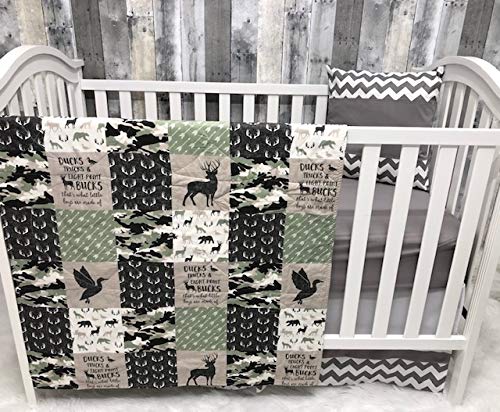 Baby Chevron, Baby Bedding, Hunting, Ducks, Woodlands, Buck, Crib Bedding, Nursery Room, Babylooms