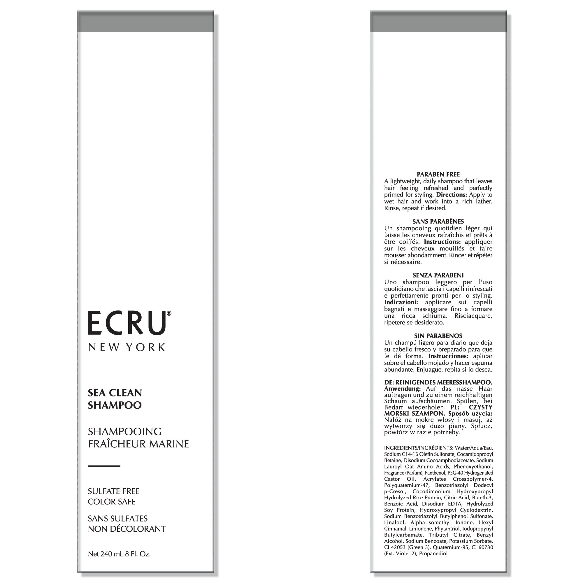 ECRU NEW YORK Sea Clean Shampoo 8oz