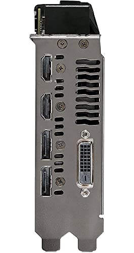 ASUS Radeon RX 580 O4G Dual-Fan OC Edition GDDR5 DP HDMI DVI VR Ready AMD Graphics Card (DUAL-RX580-O4G)