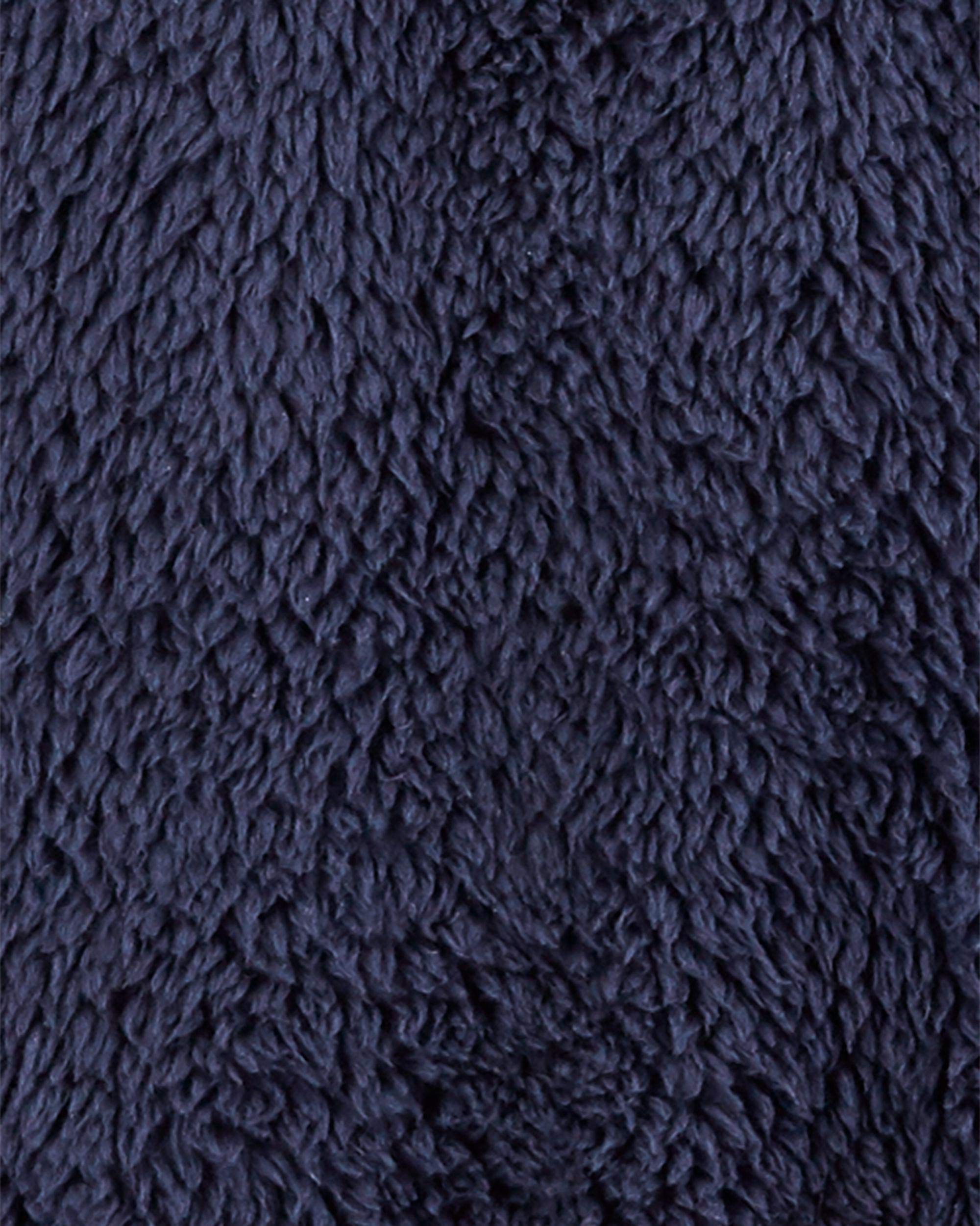 Carter's 0-9 Months Hooded Sherpa Bunting Pram (Navy Sherpa, 3 Months)