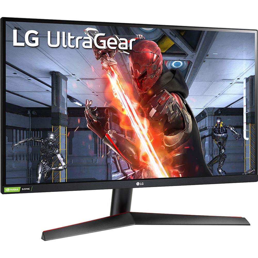 LG 27GN800-B 27 inch Ultragear QHD IPS 144Hz 16:9 G-SYNC HDR Monitor Bundle with 1 YR CPS Enhanced Protection Pack and Elite Suite 18 Standard Editing Software Bundle