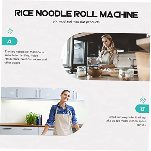 1pc Roll Rice Roll Stainless Steel Basket for Vegetables Vegetable s Steamed Vermicelli Roll Chinese Rice Roll Rice Roll Making Tool Drawer