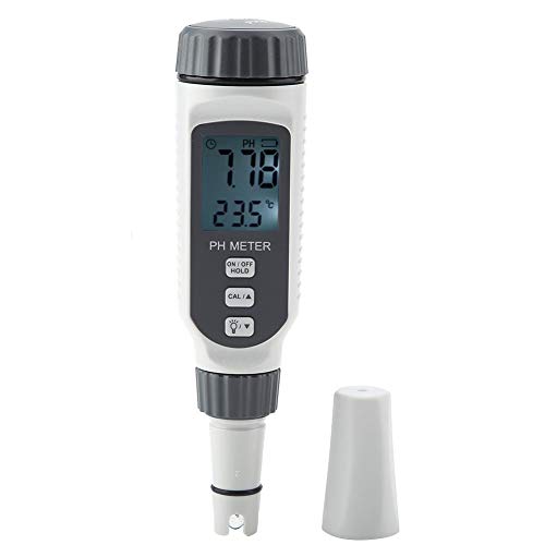 Meter, Tester Portable Water Quality Test Pen Acidimeter PH818 with Large LCD Display for Industrial Electrical and