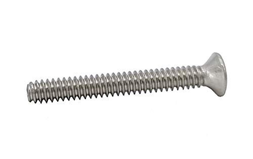 FixtureDisplays® 6-32 X 1-1/8" Stainless Flat Head Machine Screws, Full Thread, Phillips Drive, Stainless Steel 18-8, Machine Thread 314899-NPF