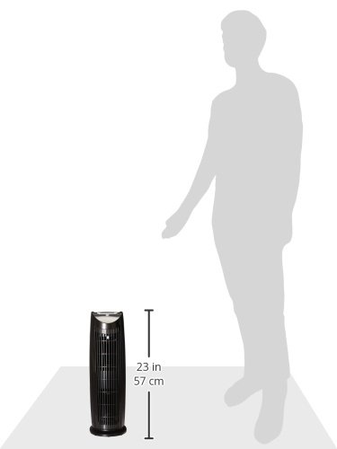 Alen T500 Air Purifier, Quiet Air Flow for Large Rooms, 500 SqFt, Portable Air Cleaner for Allergens, Dust, Mold, Pet Odors, Bacteria, in Black