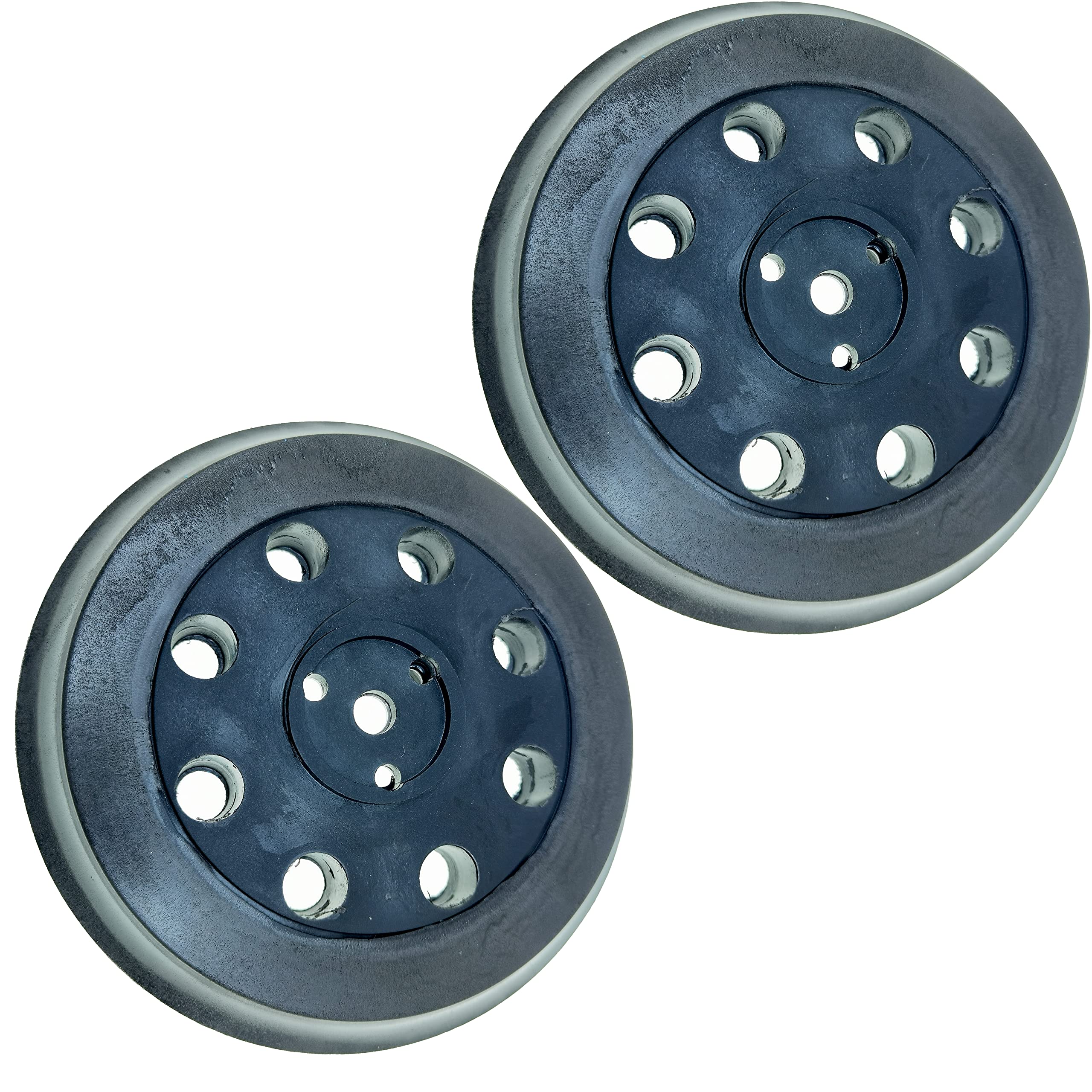 2pcs 5-Inch Hook and Loop Backing Pad for Bosch RS032 & RS031 Models 1295DP, 1295D, 1295DH, 1295DVS, 3107DVS, 3725DVS and 3725DEVS