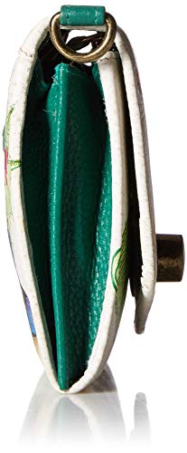 Anna by Anuschka Hand Painted Women’s Genuine Leather - Vintage Wristlet Clutch - Vintage Botanical