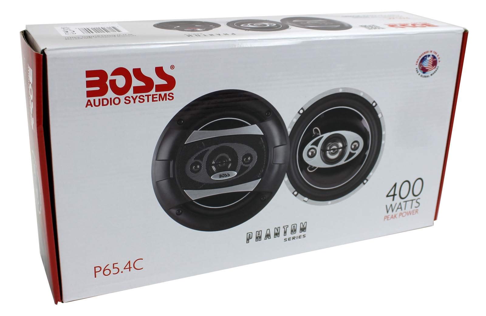 4 New BOSS Audio P65.4C 6.5" 4-Way 400W Car Audio Coaxial Speakers Stereo P654C