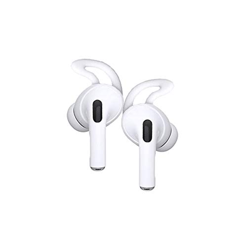 Ear Hooks for Airpods Pro, Culoda Anti-Slip Protective Case Cover for Apple AirPods Pro(DO NOT Fit for Charging Case) - 3 Pairs(White)