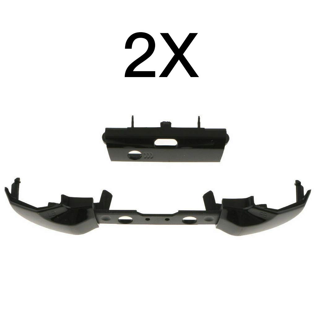 2x LB RB Bumpers Button Replacement Compatible with Microsoft Xbox One X Controller