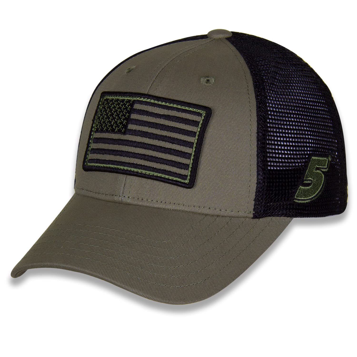 2023 Chase Elliott Flag Hat - NASCAR Adjustable Automotive Racing Mesh Baseball Cap